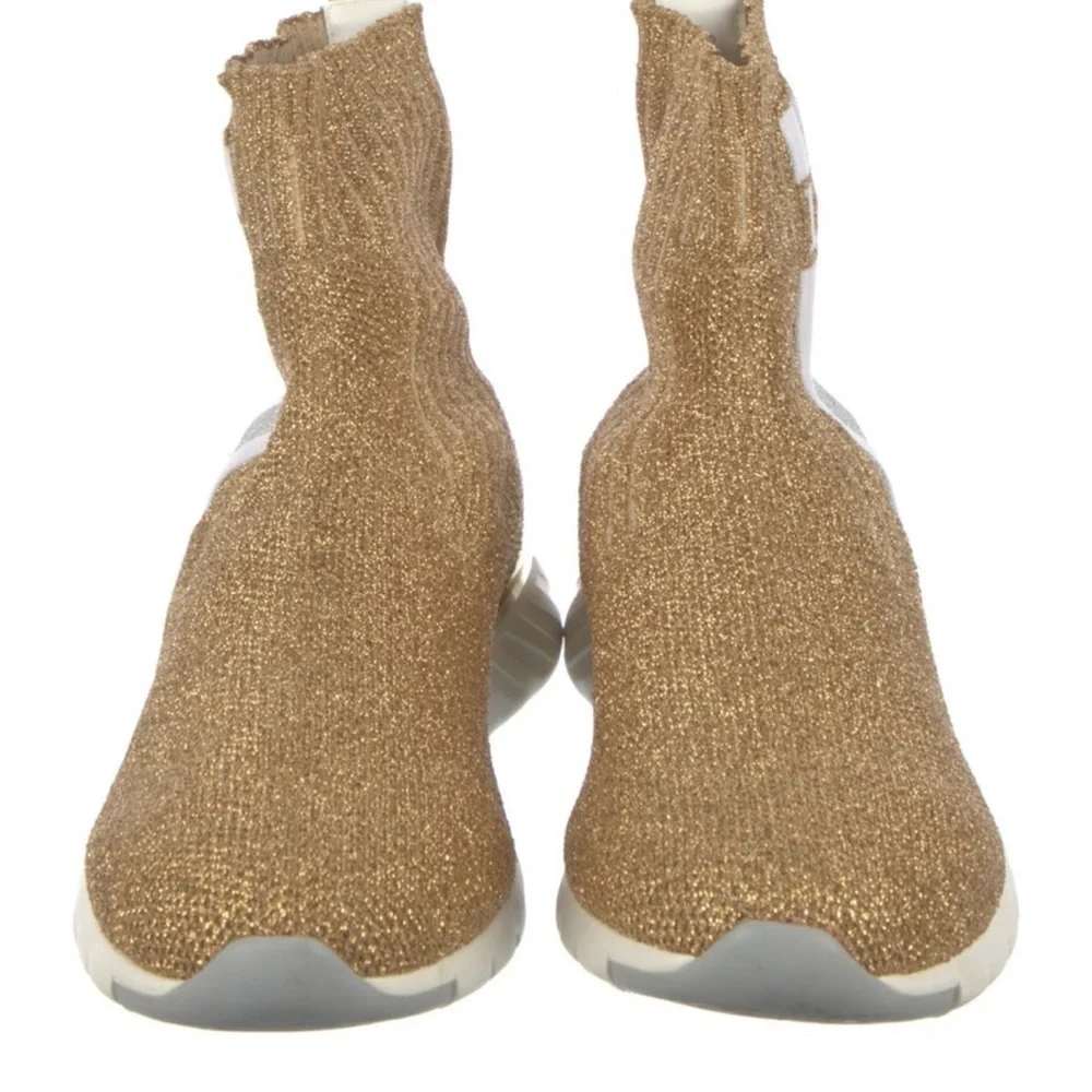 Louis Vuitton | Shoes | Louis Vuitton Gold Hightop Aftergame Sock ...